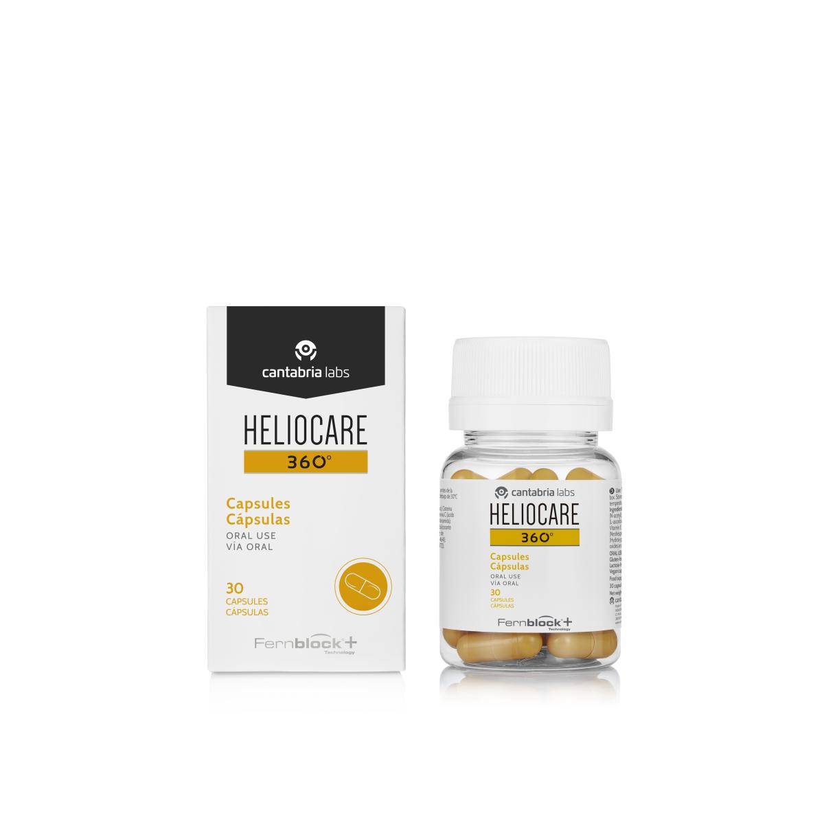 Heliocare 360 Oral Capsules Sunblock | Sunscreen Capsules | 11012 | The ...